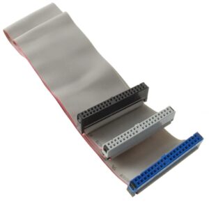 24" 40-pin 80-wire ultra ata 2-drive ribbon cable, manhattan 332781