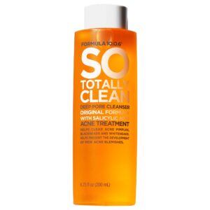 formula 10.0.6 so totally clean deep pore cleanser 6.75 fl oz (200ml)