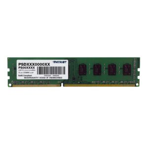 patriot signature ddr3 ram 4gb (1x4gb) 1333mhz cl9 udimm desktop memory module - psd34g13332