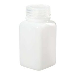 nalgene 2114-0016 square bottle, wide-mouth, hdpe, 500ml (pack of 12)