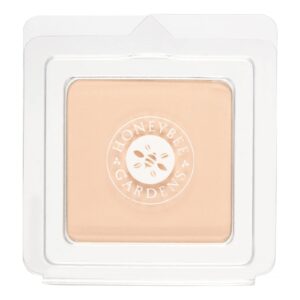 honeybee gardens pressed mineral powder foundation refill, neutral light shade, 7.5g