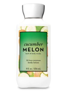 bath & body works shea & vitamin e lotion cucumber melon 8 oz