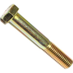 hard-to-find fastener 014973254629 grade 8 coarse hex cap screws, 5/8-11 x 4, piece-10 , yellow