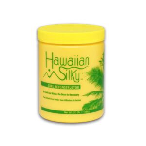 hawaiian silky curl reconstructor 20 ounce, yellow, 20 ounce