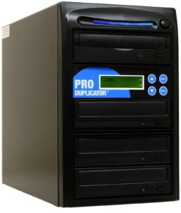 produplicator 1 to 3 24x burner cd dvd duplicator - standalone copier duplication tower