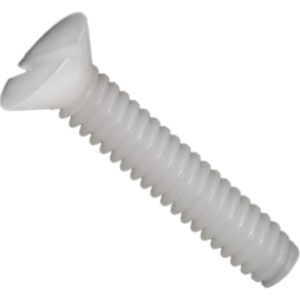 hard-to-find fastener 014973170615 slotted flat head screws, 1/4-20 x 1, piece-10