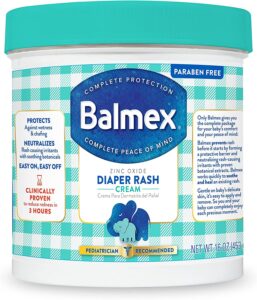 balmex diaper rash cream with zinc oxide 16 oz