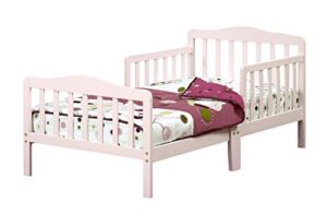 orbelle 3-6t toddler bed, pink, standard