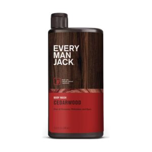 every man jack body wash and shower gel cedarwood, 16.9 ounce