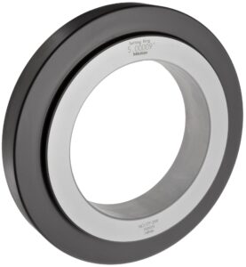 mitutoyo 177-299 setting ring, 5" size, 1.5" width, 8.27" outside diameter, +/-0.00008" accuracy