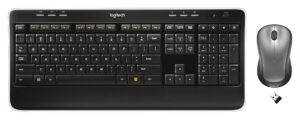 logitech mk520 wireless keyboard and mouse combo — keyboard and mouse, long battery life, secure 2.4ghz connectivity