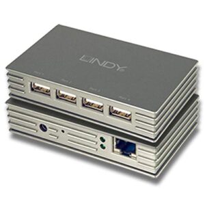 lindy 4-port usb 2.0 over ip server (model number: 42832)