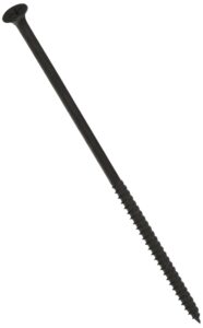 hillman 47723 10 x 5-inch fine thread drywall screws with phillips drive, black