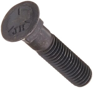 the hillman group 260054 7/16-inch x 2-inch plow bolts, 50-pack, black