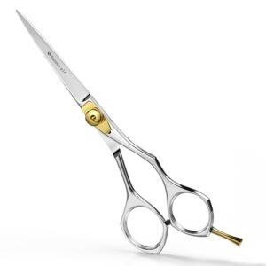 suvorna 6" hair scissors professional - hair cutting scissors professional - professional hair scissors - hair shears professional - barber scissors professional - hair shears for women, men, & kids.