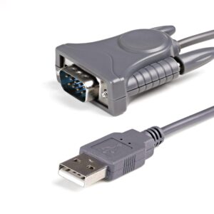 startech.com 3ft (91cm) 1-port usb to serial cable, db9/db25 rs232 to usb converter, prolific, usb to serial adapter