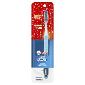 kid's oral-b sparkle fun pulsar manual toothbrush, 1 count