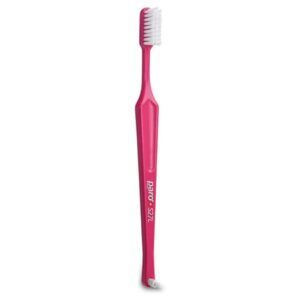 paro s27l toothbrush 739 | small brush head with soft bristles exchangeable inter space f | 3 rows, 27 tufts