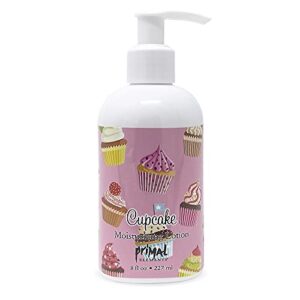 primal elements hand and body cream shea butter lotion, 8 fl oz (pack of 1), cupcake