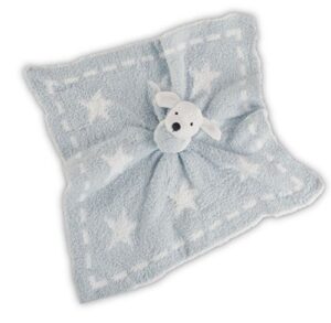 barefoot dreams cozychic dream mini blanket with buddie (aqua)