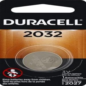 duracell duralock dl 2032 225mah 3v lithium coin cell battery [set of 6] or sold as 6/bx