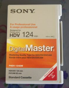 lot of 10 sony digitalmaster phdv-124dm hdv dvcam mastering quality tapes