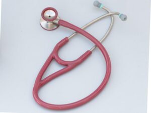 kila scopes bell stethoscope - professional dual head bell cardiology & diagnostic stethoscope for doctors and nurses - with accessories k770 burgundy