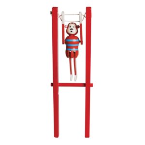 tobar 12461 wooden acrobatic monkey, mixed, 20 x 67 x 230 inches