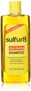 sulfur 8 deep cleaning shampoo for dandruff, 7.5 ounce