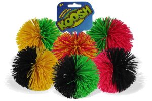 koosh ball soft active fun toy - 1x random coloured koosh ball