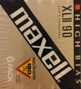 maxell xlii 90 audio cassettes high bias 6 pack