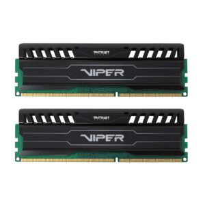 patriot viper 3 ddr3 ram 16gb (2x8gb) 1866mhz cl10 1.5v udimm desktop gaming memory kit compatible with xmp - pv316g186c0k