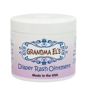 grandma el's diaper rash remedy and prevention baby ointment jar, 3.75 oz.