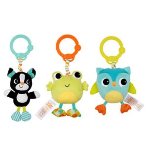 bright starts bright starts take n' shake stroller toys