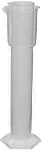 dynalon 141805 translucent polypropylene 500ml hydrometer jar