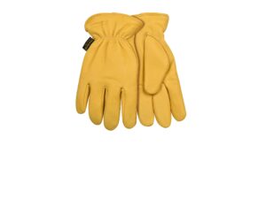 mens deerskin leather cold protection gloves large (pair)