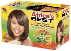 africa's best dual conditioning no-lye relaxer system regular