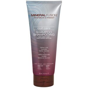 mineral fusion curl care shampoo for curly hair, 8.5 ounce