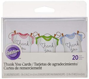 wilton 20-pack onesie thank you