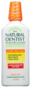 the natural dentist daily antigingivitis mouth rinse, orange zest - 16.9 oz - 2 pk