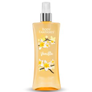 body fantasies fragrance body spray, vanilla, 8 ounce