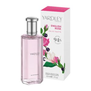 yardley of london eau de toilette spray for women, english rose, 1.7 ounce