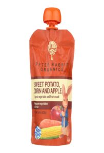 peter rabbit organics baby sweet potato corn apple, 4.40 oz