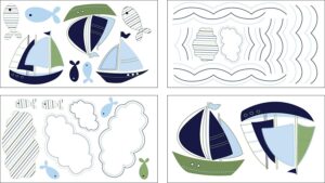 nautica zachary wall decals