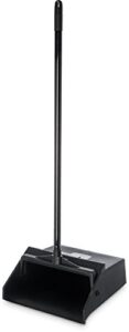 carlisle foodservice products 36141003 duo-pan upright lobby pan, 30" handle, black (pack of 6)