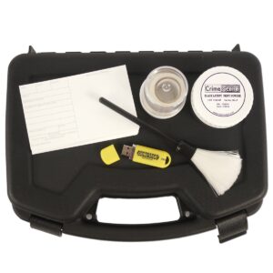 crime scene latent fingerprint kit (black)