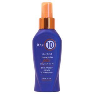 it's a 10 haircare miracle leave-in plus keratin, 4 fl. oz (pack of 1)