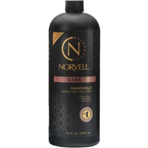 norvell premium sunless tanning solution - dark, 34 fl oz