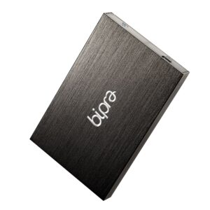 bipra 250gb 250 gb 2.5 inch external hard drive portable usb 2.0 - black - fat32