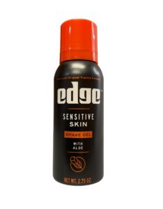 edge sensitive skin shave gel, travel size, 2.75 ounce